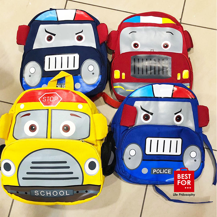 Kid's Backpack "Vehicles" - BEST FOR Life Philosophy