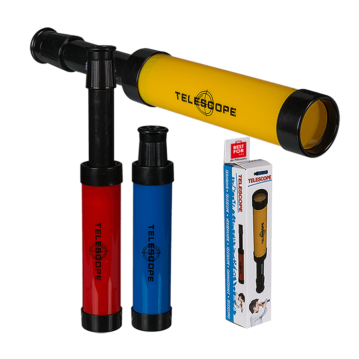 Plastic telescope, ca. 26,5 cm - BEST FOR Life Philosophy