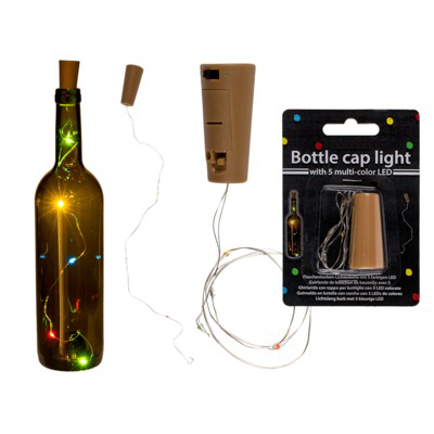 Bottle cap light with 5 multi-colour LED 5 x 2 cm - BEST FOR Life ...