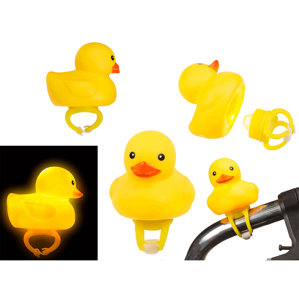 Squeaking Duck for bikes, ca. 6 cm, plastic - BEST FOR Life Philosophy