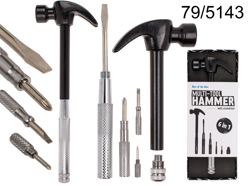 Multi-tool, 6 in 1, hammer with screwdriver - BEST FOR Life Philosophy