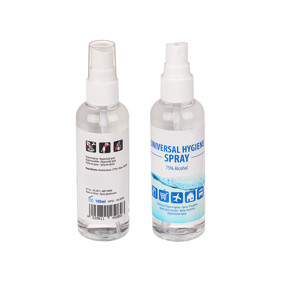 Universal Hygiene Spray, ca. 100 ml, 75% alcohol - BEST FOR Life Philosophy