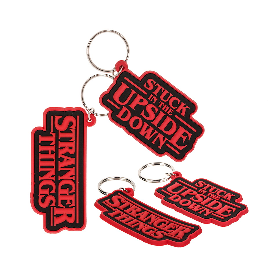 Metal key chain, Stranger Things, 7,5 cm, rubber - BEST FOR Life Philosophy