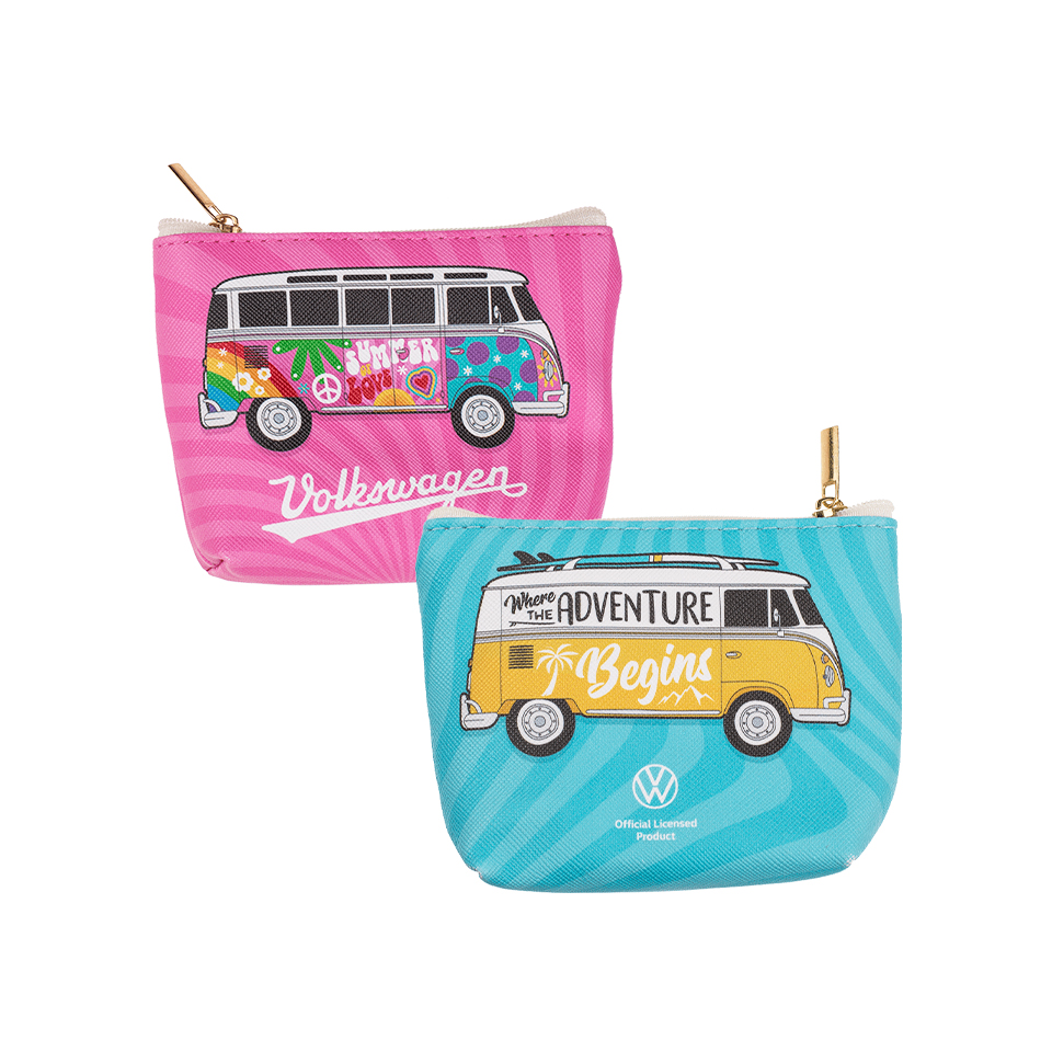 Purse, VW T1 Bus, Surf & Summer Love, ca, 9 x 11 cm - BEST FOR Life ...