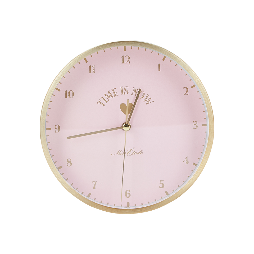 Miss Etoile Wall Clock “Time is now” - BEST FOR Life Philosophy
