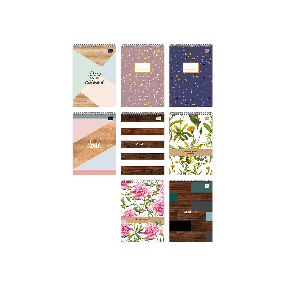 Spiral Notebook A4 100 # (Horizontal Spiral) - BEST FOR Life Philosophy