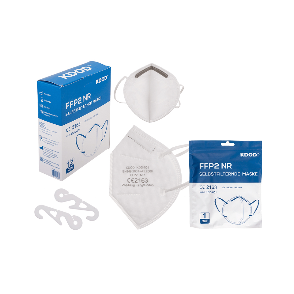 Self-Filtering Half Mask, FFP2 NR, white, with hook - BEST FOR Life ...