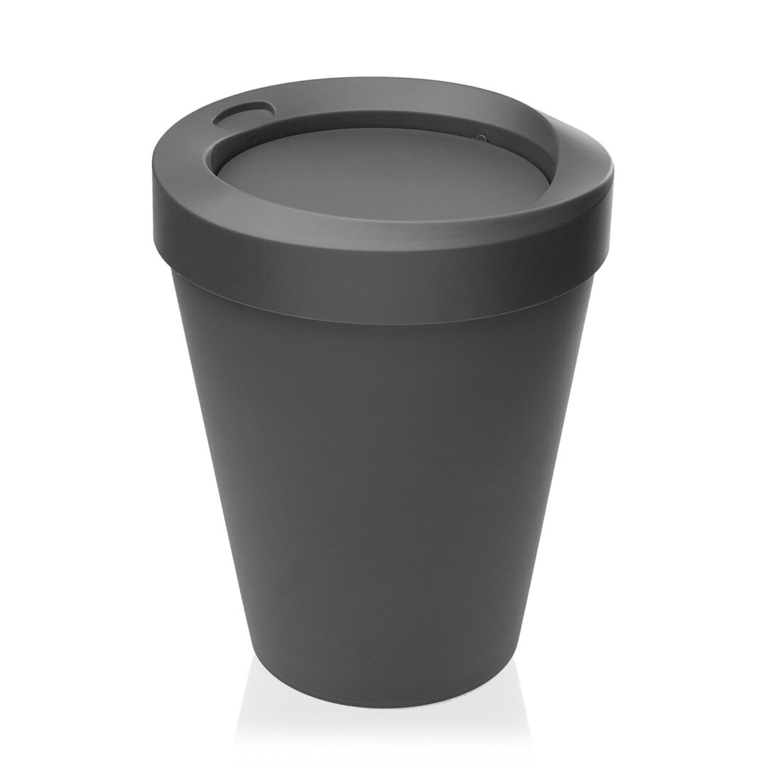 GREY DUSTBIN 25x25x33 cm. - BEST FOR Life Philosophy