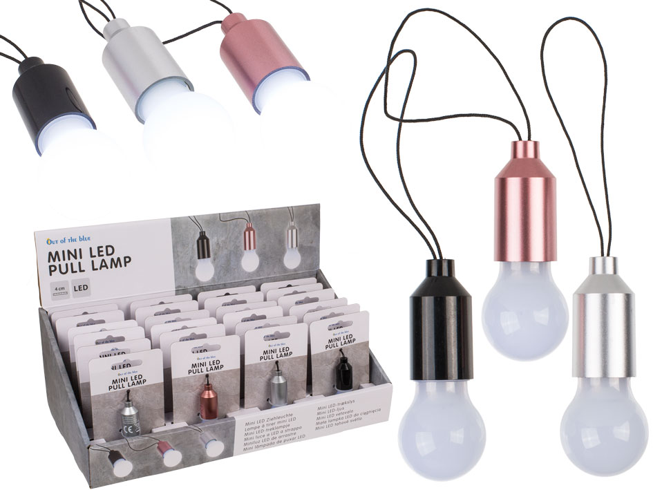 Mini LED pull lamp, approx. 5 cm, 3 colors assorted - BEST FOR Life ...